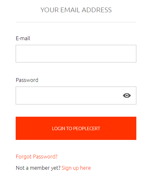 How to create a PeopleCert account?